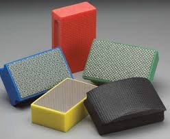 Amplex 200 Grit Quadroflex Curved Diamond Coated Hand Pad QHP200 - N69 ...